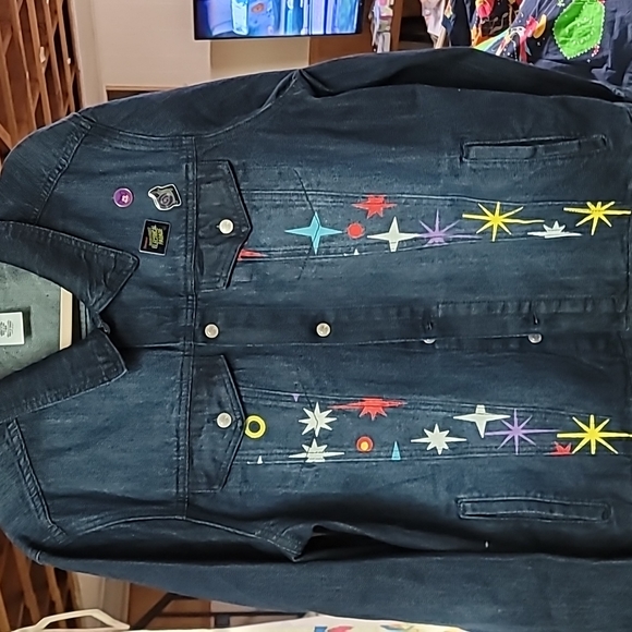 Disney | Jackets & Coats | Disneyland Main St Electrical Parade Jean ...